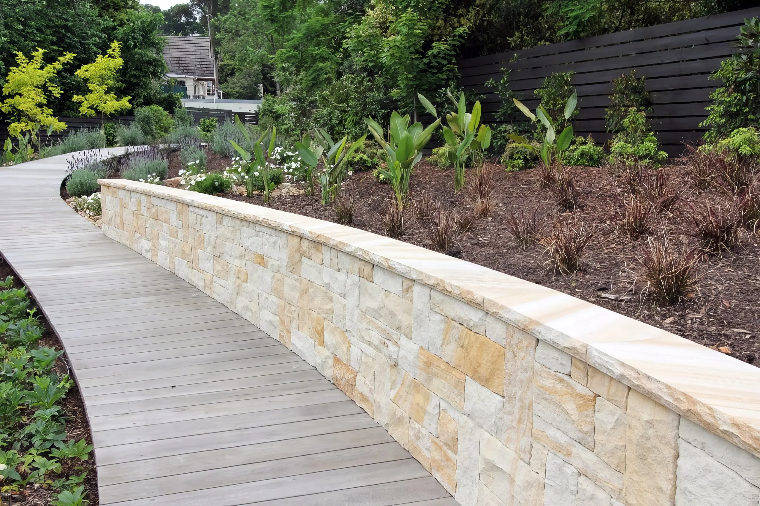Quarry Stone Retaining Wall Blocks Garden & Retaining Walls