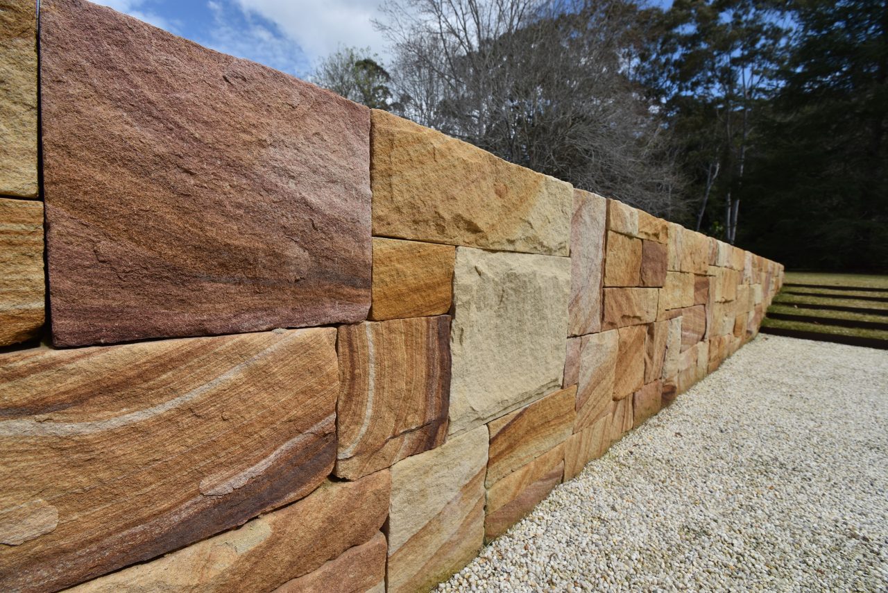 Split & Raw Sandstone Civil Materials | Gosford Quarries