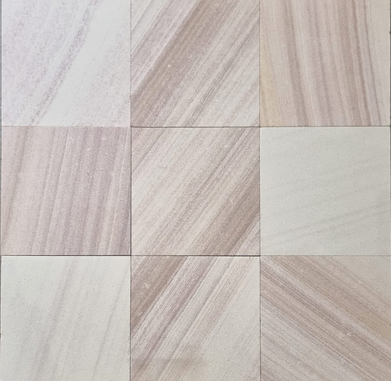 Banded Pink Sandstone Colour Range | Gosford Quarries
